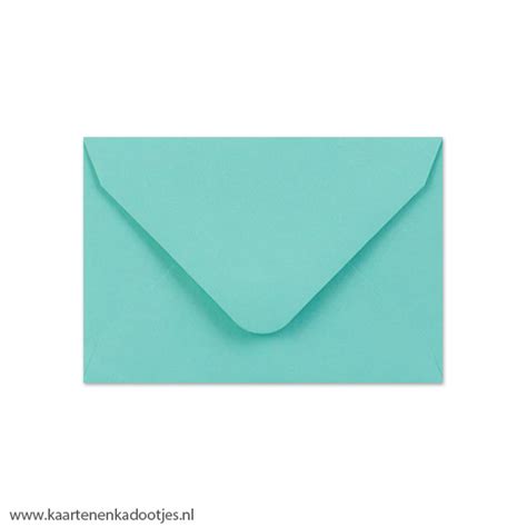 Mini Envelop 94x65 Mm Aqua Kaarten En Kadootjes