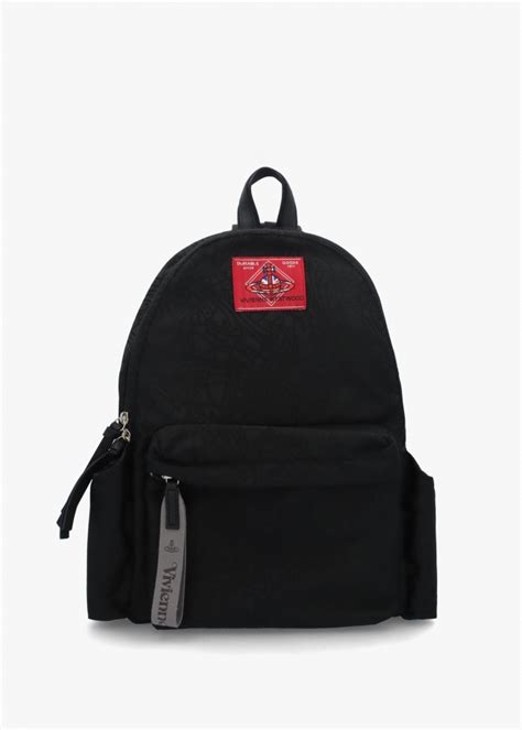 Vivienne Westwood Mens George Black Jacquard Backpack