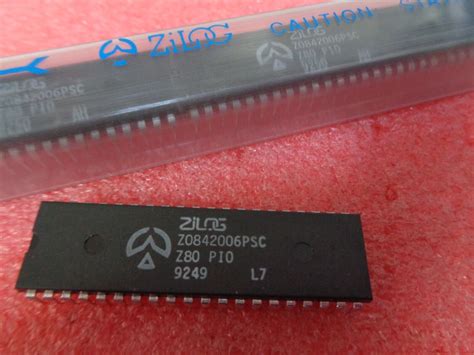 2 x z0842006psc z80 pio original zilog integrated circuit 40 pin dip
