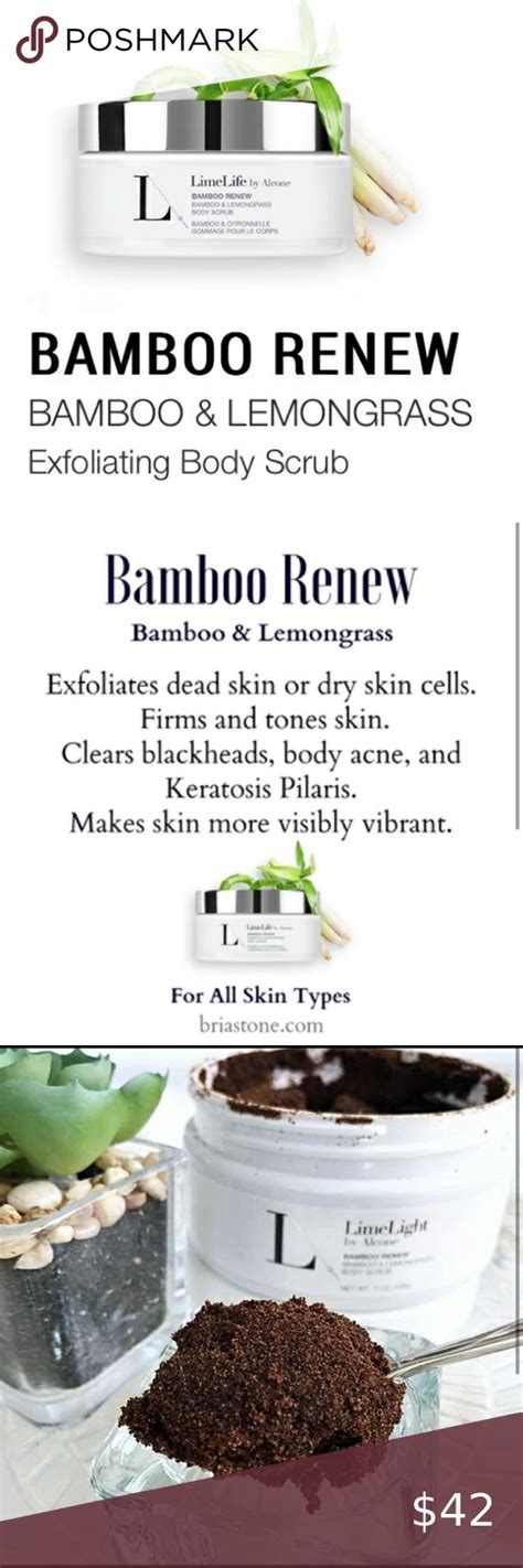 Limelife Bamboo Renew Lemon Grass Bamboo Exfoliating Body Scrub