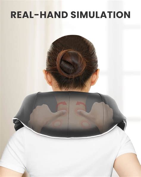 Renpho Shiatsu Neck And Shoulder Back Massager With Heat Electric