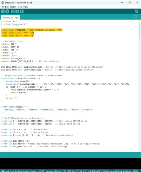 Building An E Paper Analog Clock With Esp32 Full Tutorial Pro
