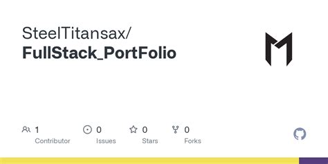 Github Steeltitansaxfullstackportfolio