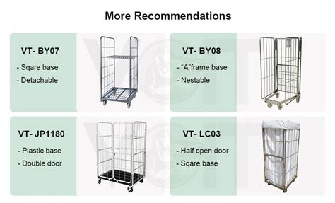 Vt Industrial Folding Nesting Logistics Warehouse Storage Steel Metal