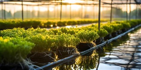 Seaweed Algae Thriving In Aquaculture Farm Indicates Sustainable Growth