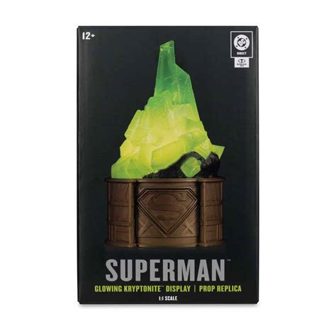 Dc Comics Superman Glowing Kryptonite Display Replica Toys And