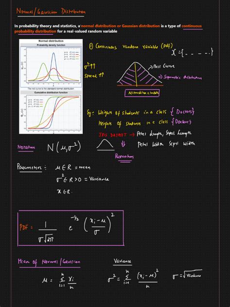6 6 Normal Guassian Distribution Pdf