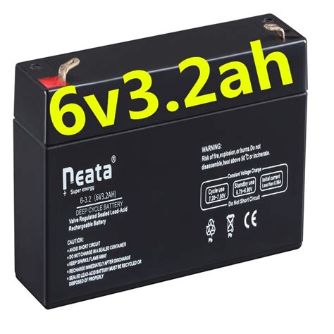 Neata Mini 6v 4ah 20hr Rechargeable Battery For Scales High Quality