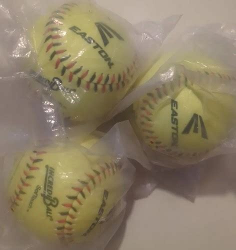 Easton Soft Training Softballs Yellow 11 For Sale Online Ebay