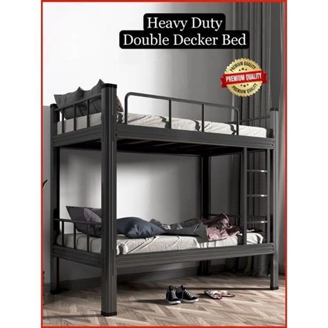 High Quality Heavy Duty Thick Double Decker Bed Besi Katil Tidur 2