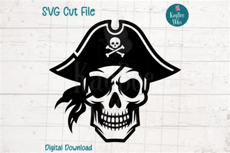 Pirate Skull Svg Cut File Graphic By Kaybeesvgs · Creative Fabrica