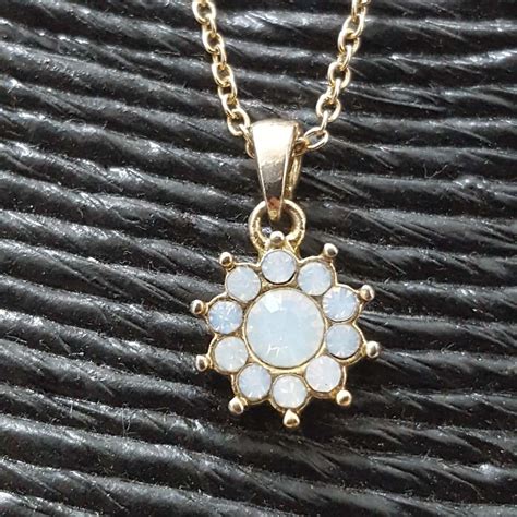 Opalite Moon Stone Crystal Necklaces