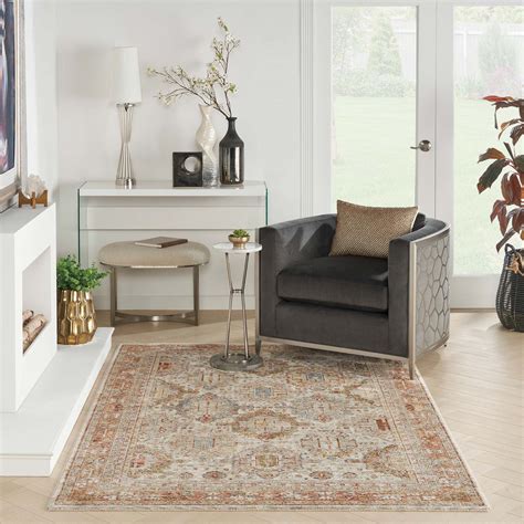 Nourison Teppich Sahar Shr06 Ivory Multicolour Teppichedeluxede