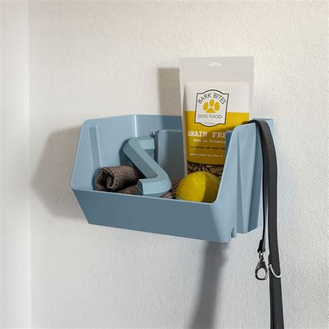 FodertrÅg 포데르트로그 책상벽정리함 그레이블루 25x18x15 Cm Ikea