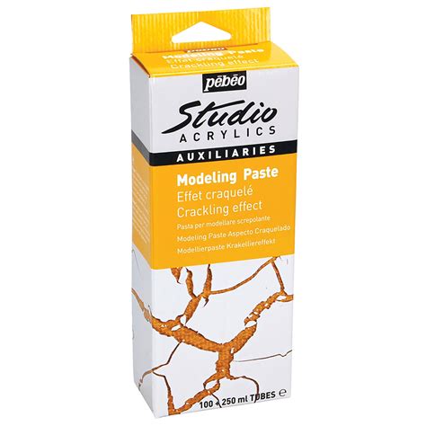 Pebeo Studio Acrylic Modeling Paste 100ml Crackling Effect