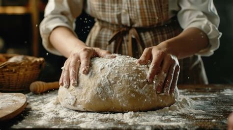 Making Bread Premium Ai Generated Image