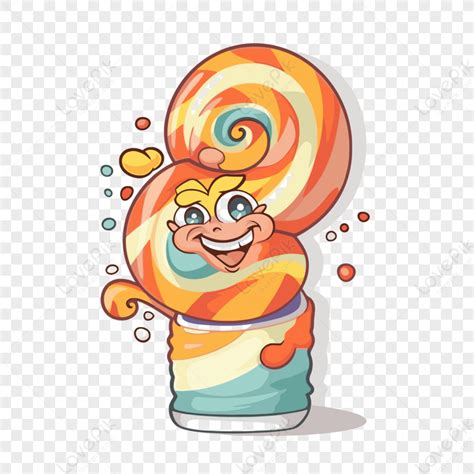 棒棒糖角色與彩色旋轉棒棒糖 向量貼紙彩色棒棒糖eps圖案素材免費下載，可愛卡通圖片，尺寸4267 × 4267px Lovepik