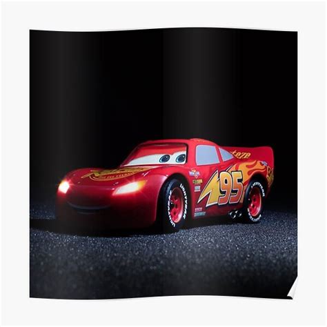 Lightning Mcqueen Poster For Sale By Alanimes Redbubble