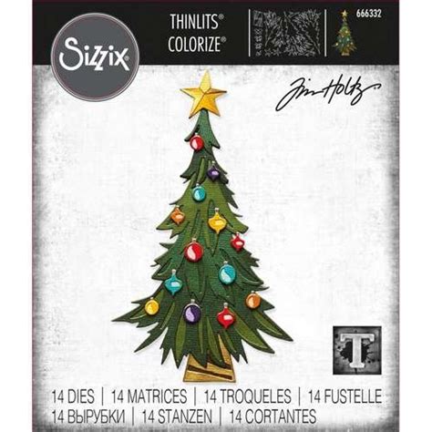Sizzix Die Thinlits Sapin De Noël 2 Herazz Boutique De Scrapbooking