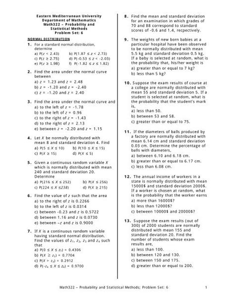 problem set 6