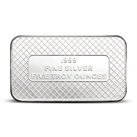 5 Oz Stm Silver Flag Bar Metals Mint
