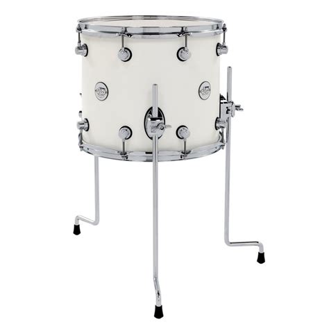 Dw Design Series 14 X 12 Floor Tom Gloss Lacquer White At Gear4music