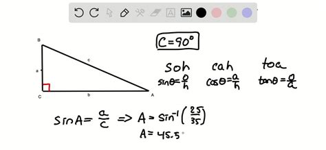 SOLVED Solving A Right Triangle In Exercises Solve The Right Numerade