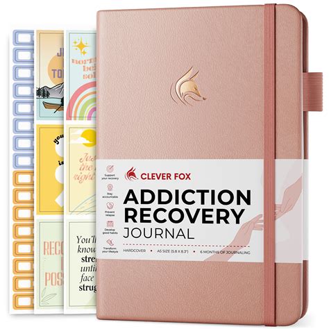 Clever Fox Addiction Recovery Journal Addiction Treatment Planner And Workbook Desertcart