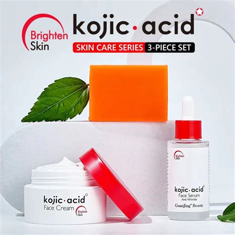 Kojic Acid Korean Skin Glass 3in1 Whitening T Box Kojic Acid Soap