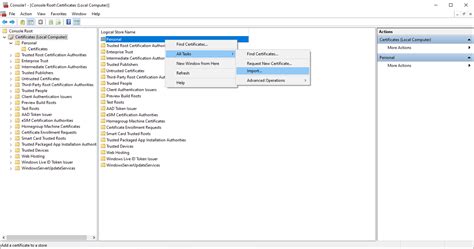 Import An Ssl Certificate To Iis Support No Ip Knowledge Base