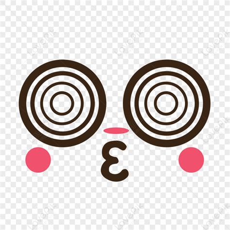 만화 일러스트 창조적 인 얼굴 귀여운 표현 팩 근시디자인창의성 Png 일러스트 무료 다운로드 Lovepik