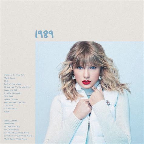 1989 Album Cover In The Style Of Midnights Taylor Swift Album Cover