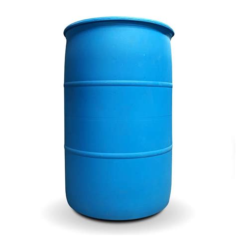 Tambo De Plástico Azul Cerrado De 220 Litros Con Doble Tapa Avance