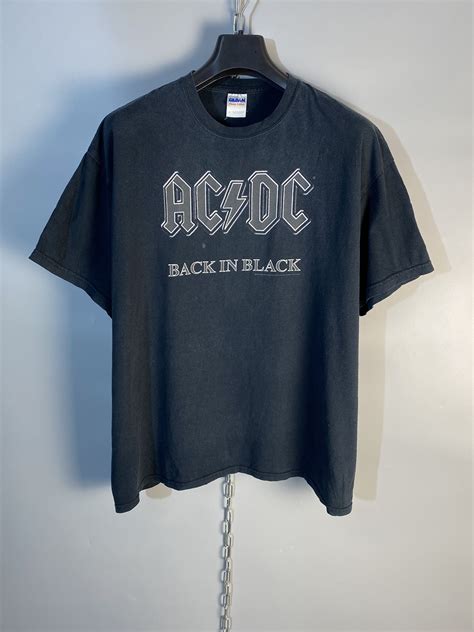 Band Tees Vintage Acdc 2010 Back In Black Tee T Shirt Grailed