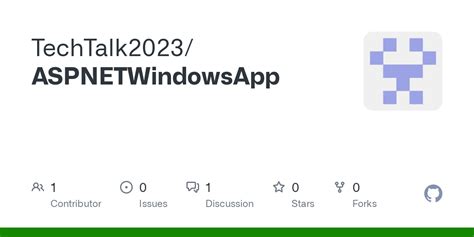 GitHub TechTalk ASPNETWindowsApp