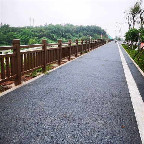 仿木栏杆系列 水泥护栏 河道防护栏杆 景区混凝土围栏