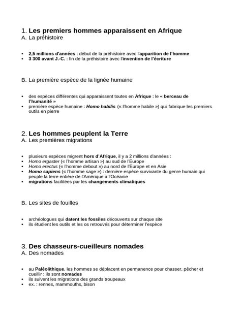Chap1 Les Debuts De Lhumanité 043125 Pdf