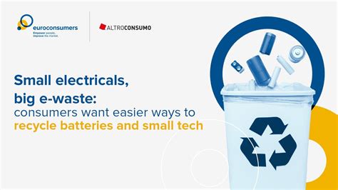 Small Electricals Big E Waste Consumers Want Easier Ways To Recycle