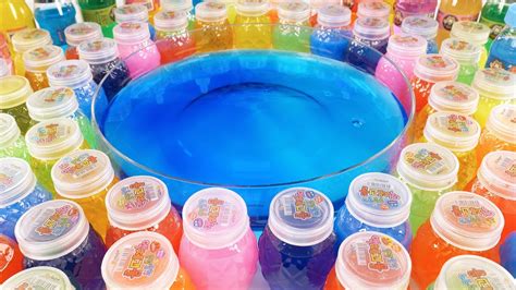 Satisfying Video L Mixing All My Slime Smoothie L How To Make Slime