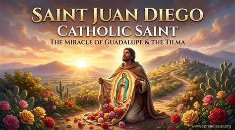 Saint Juan Diego Catholic Saint — Spread Jesus