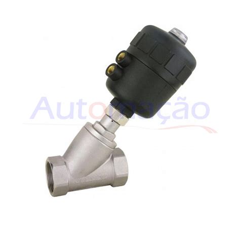 Válvula Angular 12 Pilotada 22 Vias Automação