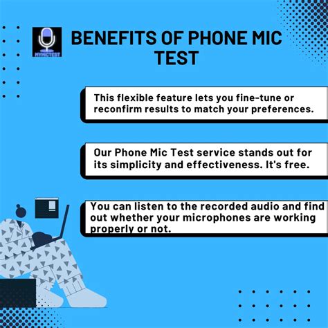 Prueba Del Micrófono Del Teléfono Para Una Comunicación Clara Y Precisa