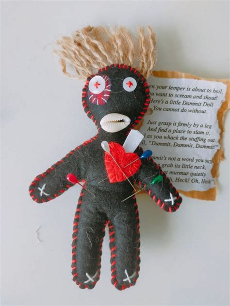 Art Dolls Art And Collectibles Dolls And Miniatures Black Hex Doll Bad Luck And Misfortune Pe