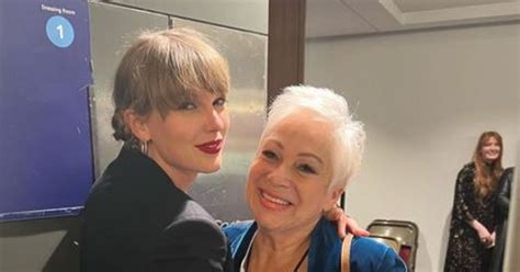 Denise Welch Cosies Up To Taylor Swift In Photo That…