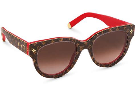 Louis Vuitton Limited Edition Sunglasses My Monogram Round Redbrown
