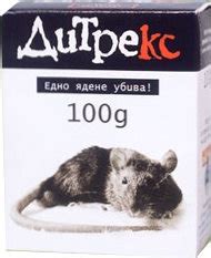 Дитрекс пелети против гризачи 100gr Afya pharmacy