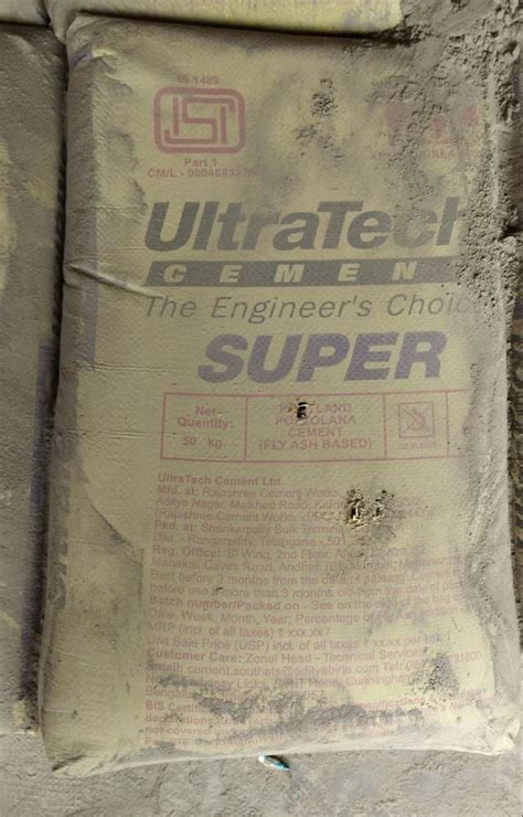 Ultratech Super Ppc Cement At Rs 350bag Ultratech Cement In