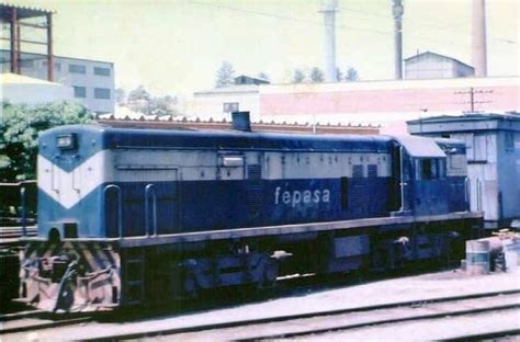 Fepasa Ge U9b 7743 Em Zli Limeira 1975 Foto Do Mestre José Pascon