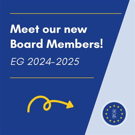 🎉 New Year New Board European Guanxi Is Thrilled To Step Into 2025 With The Executive Board