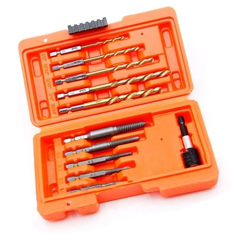 12 Piece Easy Out Small To Large Screw Extractor Kit Set Easy Out Screw